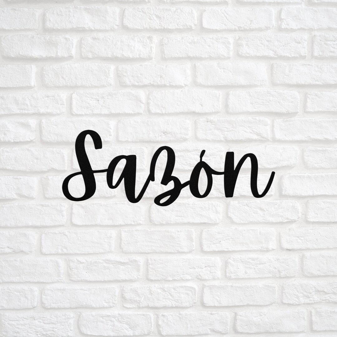 Sazon Sign Puerto Rico Metal Home Decor, Puerto Rico Decor, Puerto Rico ...