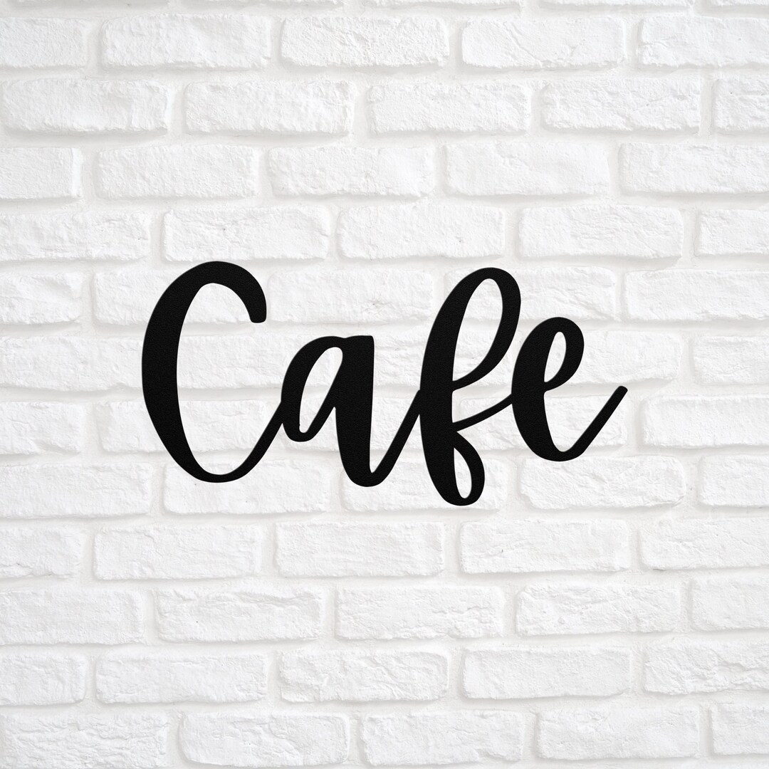Cafe Sign Cebuano Metal Wall Art Coffee Cebu City Tagalog Gift for ...