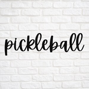 Pickleball Metal Sign Wall Art Metal Custom Pickleball Sign, Pickle ...