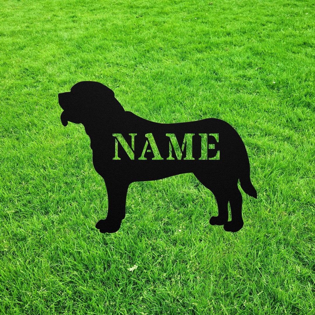 Personalized English Mastiff Yard Statue Stake Custom English Mastiff ...
