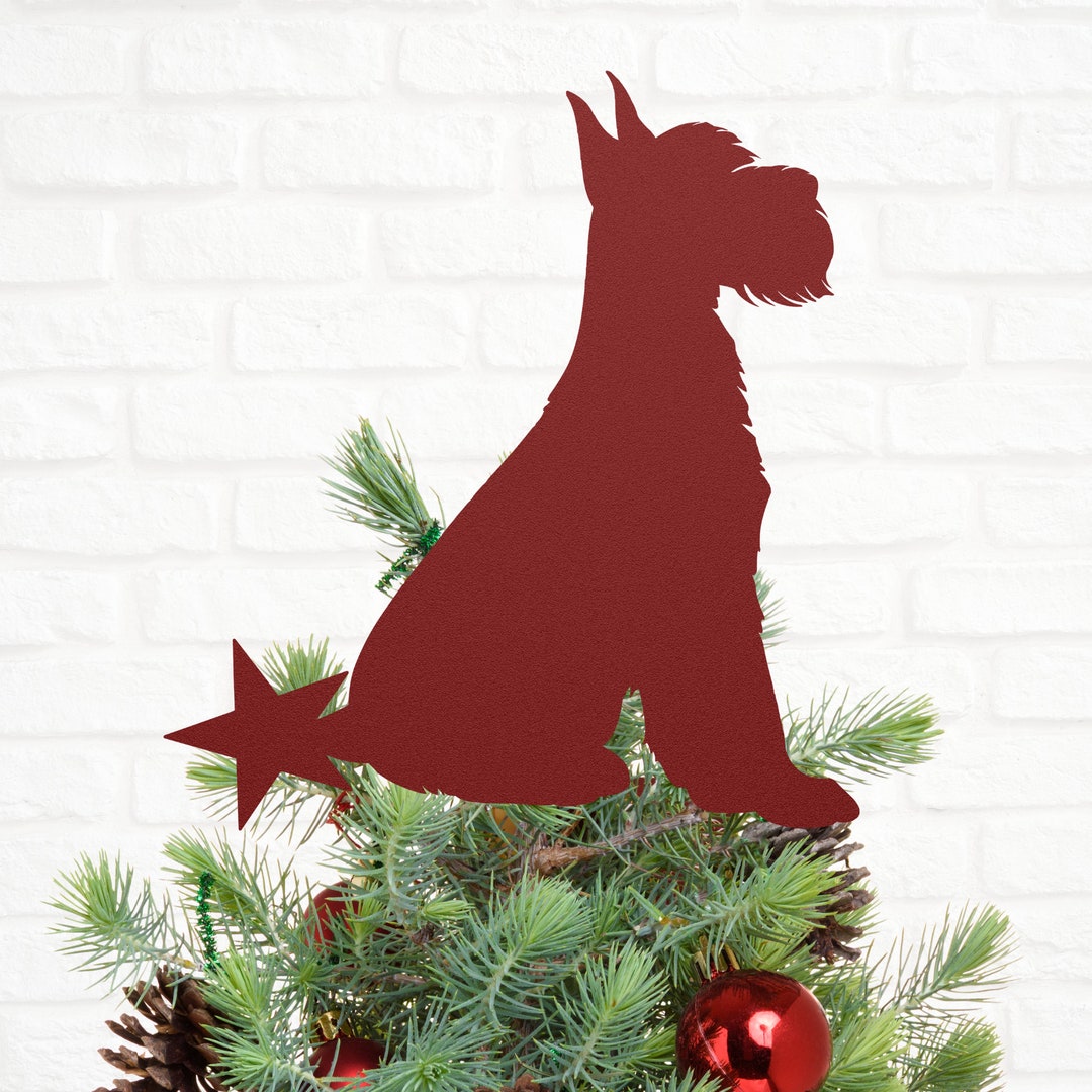 Giant Schnauzer Tree Topper Christmas Holiday Decoration Custom Giant ...