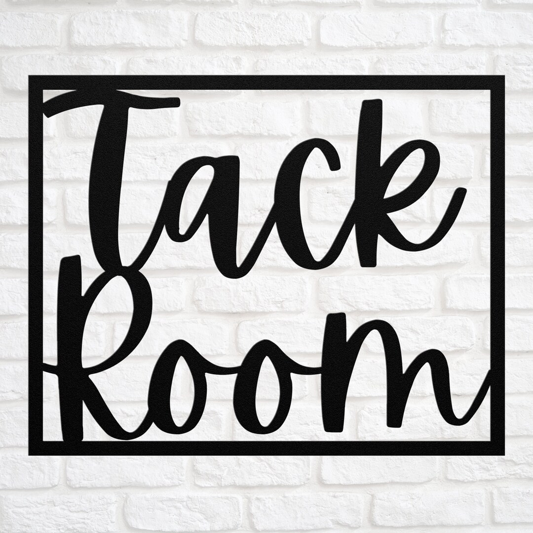 Tack Room Metal Sign for Farm Ranch Barn Wall Art Plaque Front Door ...