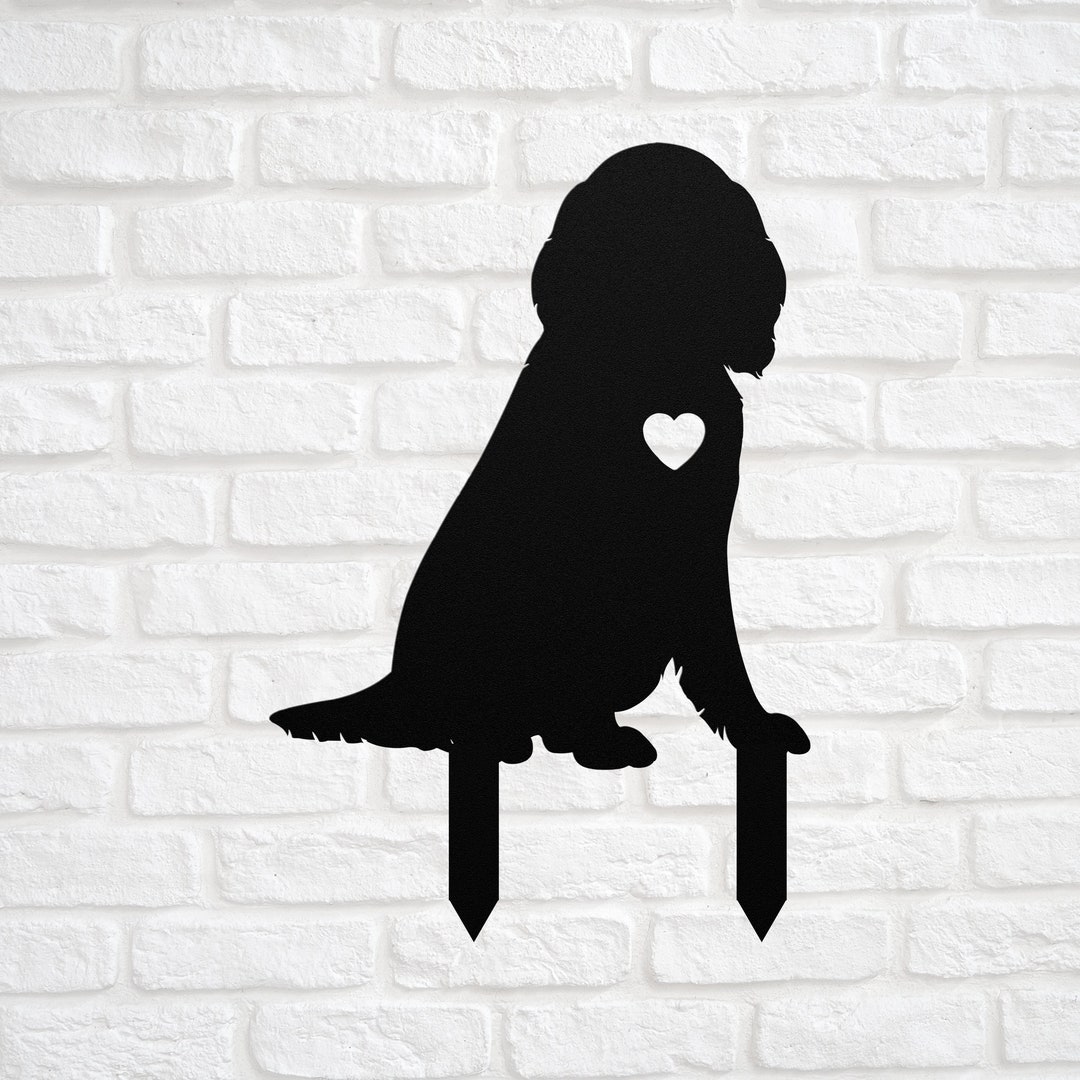 Personalized Welsh Springer Spaniel Yard Statue Stake, Custom Outdoor ...