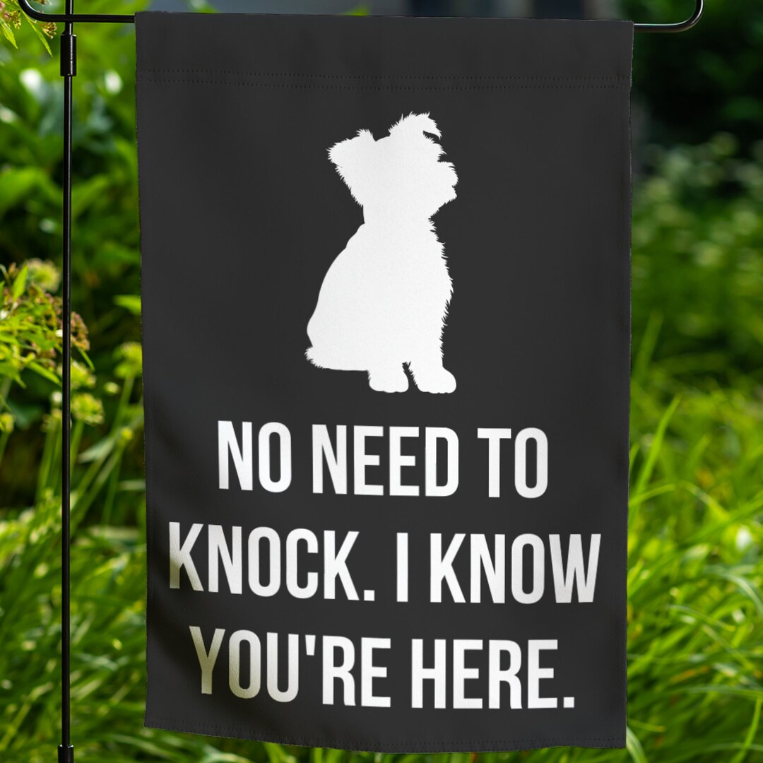 Yorkie Garden Flag Yard Sign Art Banner Yorkshire Terrier Gift Lover ...