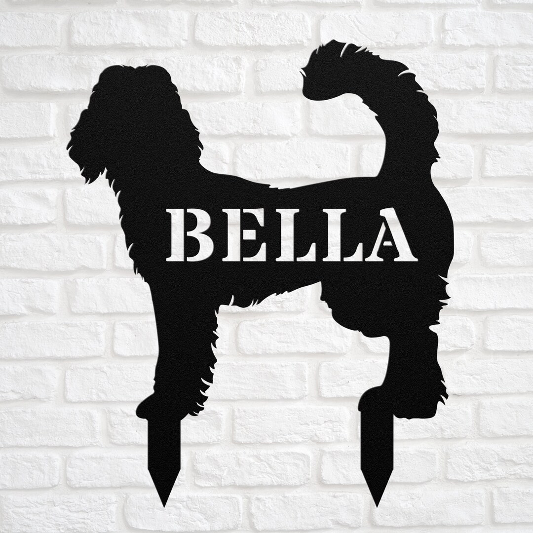 Personalized Sheepadoodle Yard Statue Stake, Custom Sheepa Doodle ...