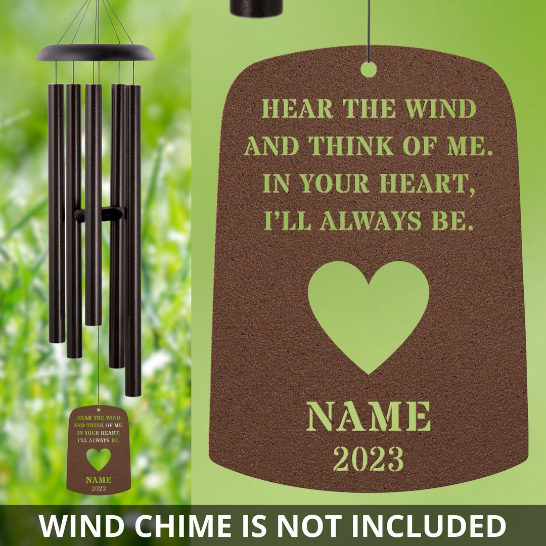 Loss of Father Wind Chime Sail Outdoor Wind Chime for Loss of Father ...