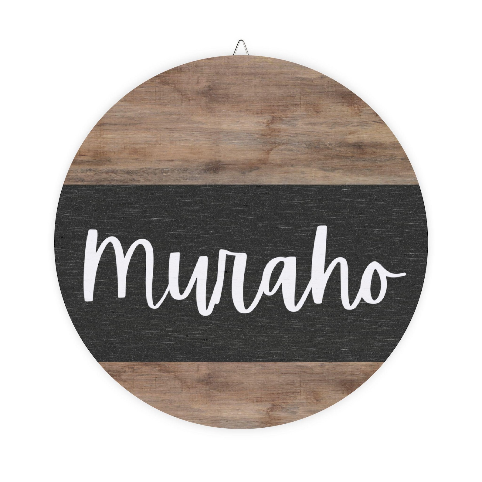 Muraho Door Hanger Wood Sign Front Door Wreath Front Door Decor ...