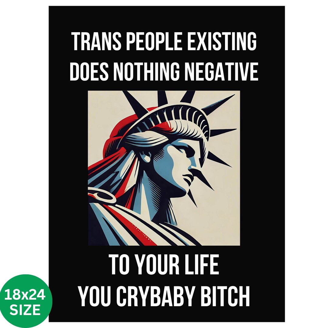 Transgender Rights Poster Protest March Sign Poster Anti Trump Pride ...