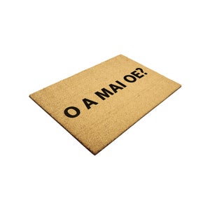 Samoan Doormat Decor Art Outdoor Rug, How Are You in Samoan, Samoa ...