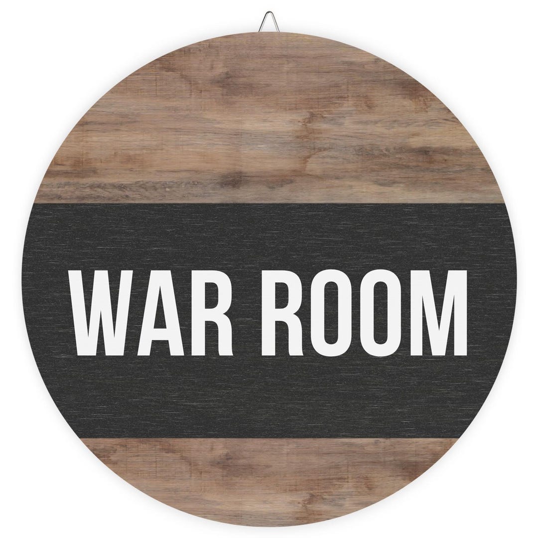 War Room Sign - Wood Sign Door Hanger Front Door Wreath - Etsy
