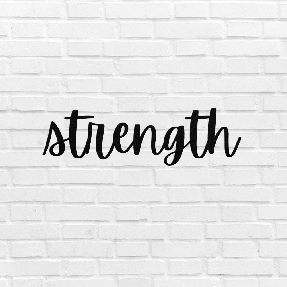 Strength Word Art