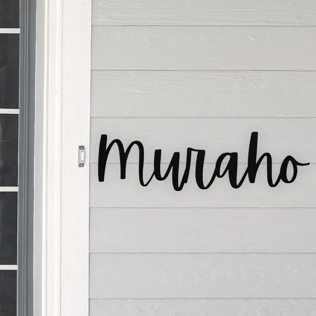 Muraho Metal Sign Kinyarwanda Wall Art Plaque Rwanda Front Home Decor ...