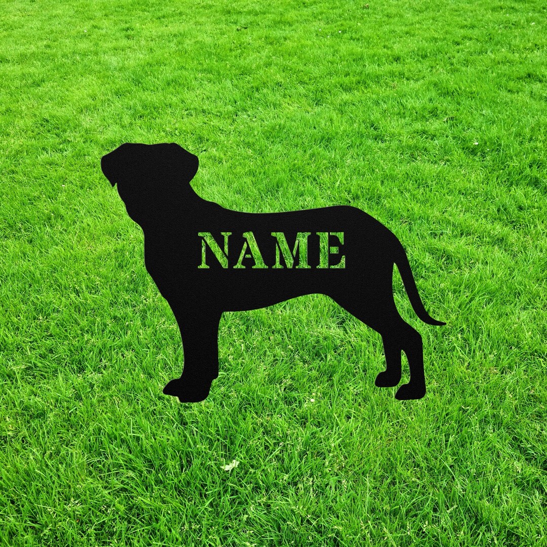 Cane Corso Yard Statue Stake Cane Corso Memorial Wind Chime Outdoor ...