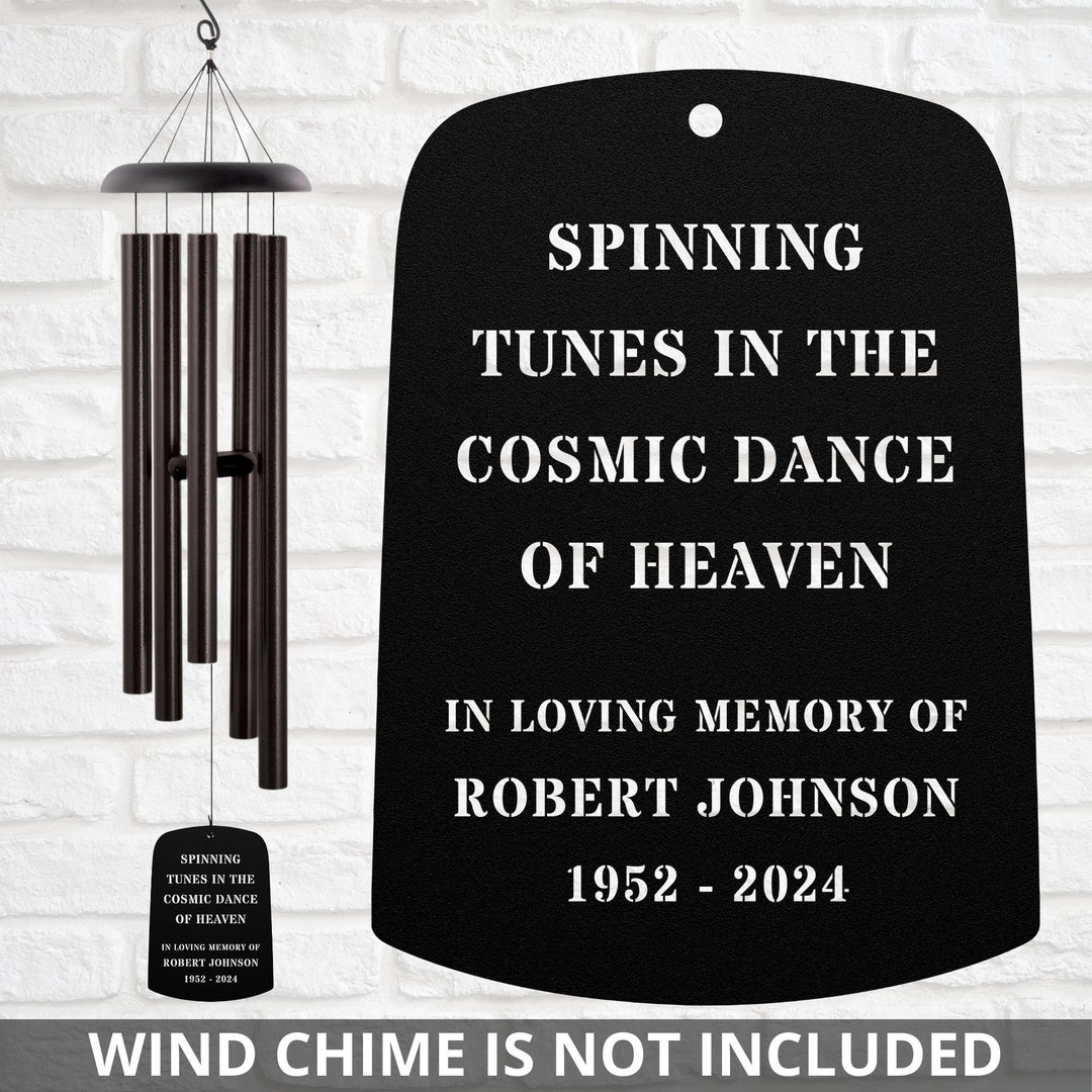 Disc Jockey Wind Chime Sail DJ Memorial DJ Loss Gift Sympathy ...