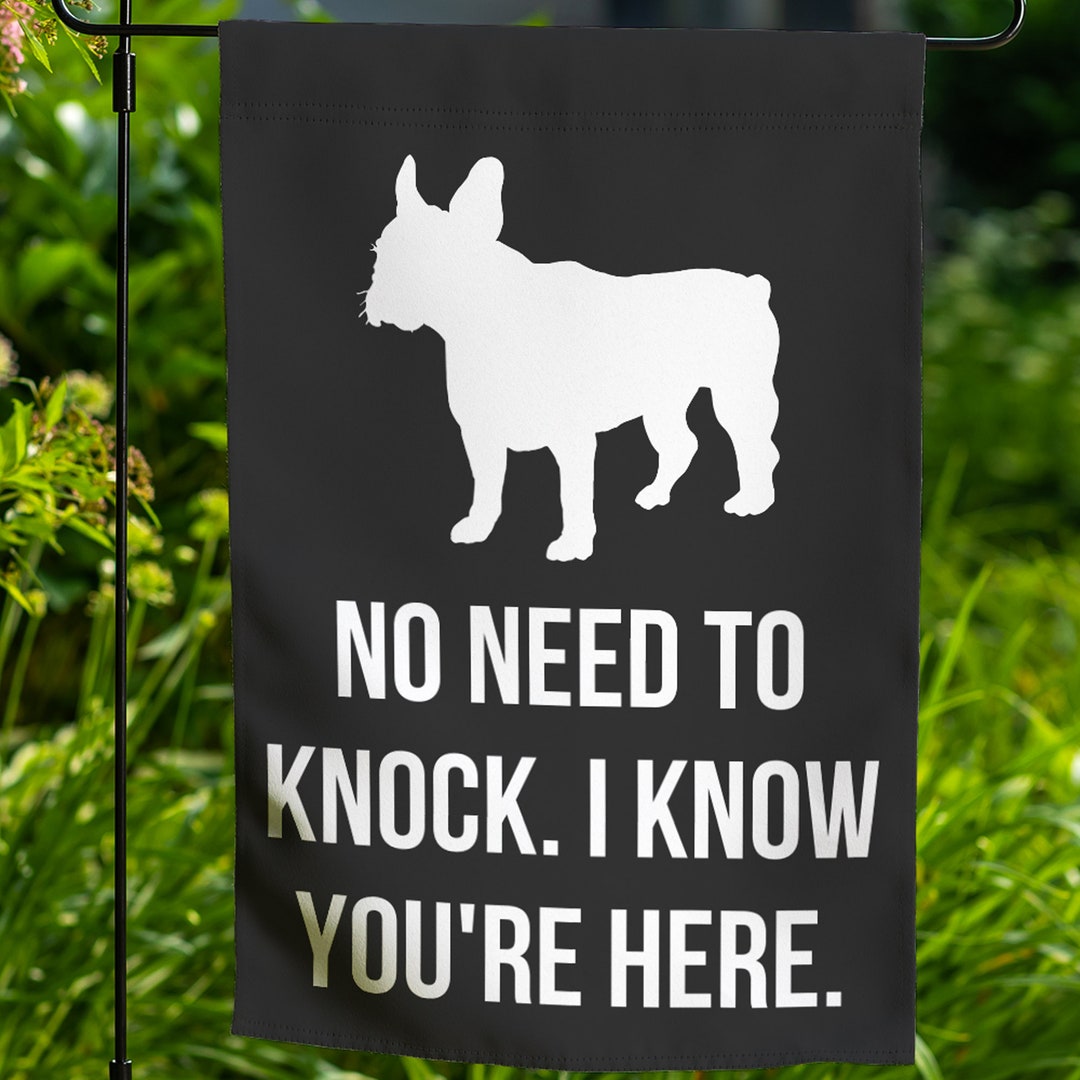 Frenchie Garden Flag Yard Sign Art Banner French Bulldog Gift Lover ...