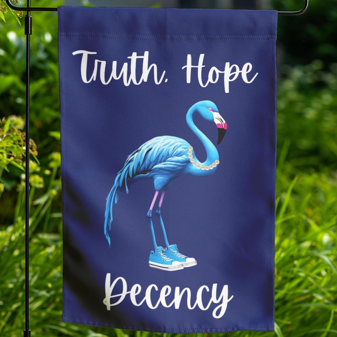 Kamala Harris 2024 Garden Flag Truth Hope Decency Yard Sign We Choose ...
