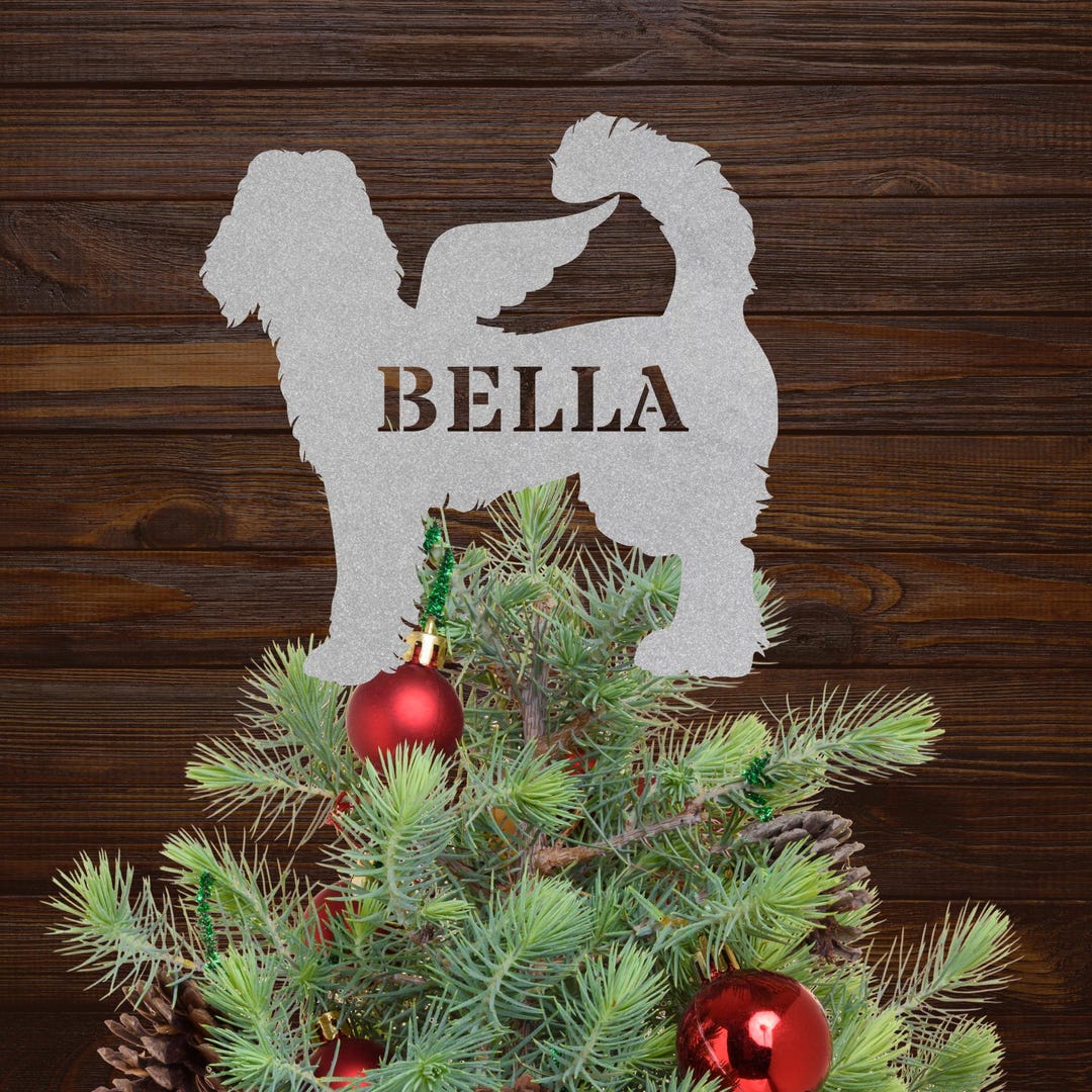Australian Labradoodle Tree Topper Christmas Holiday Decoration ...