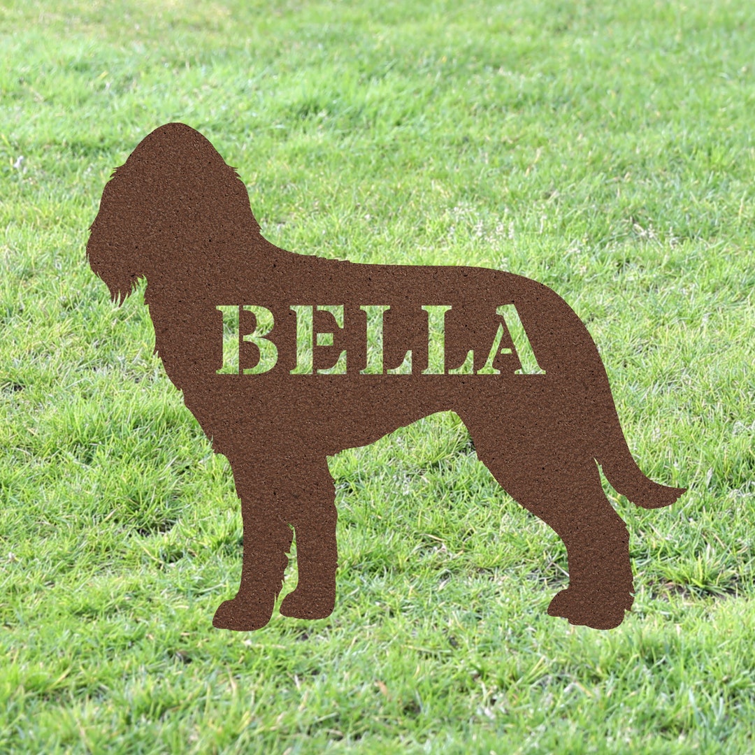 Personalized Spinone Italiano Yard Statue Stake, Custom Spinone ...