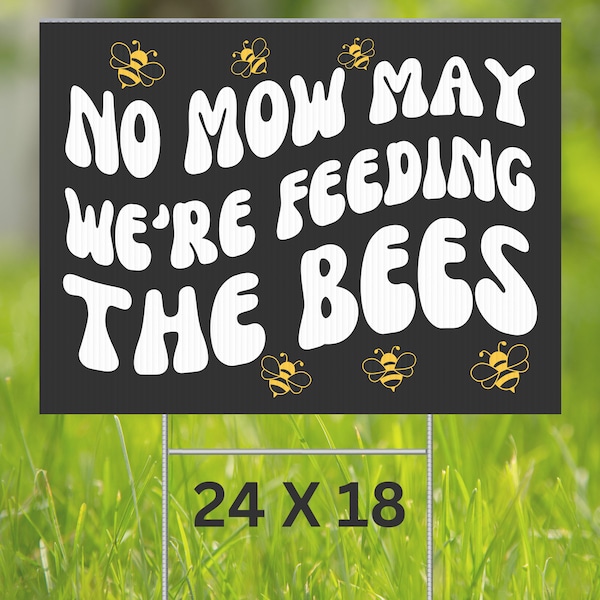 Pollinator Friendly Garden Sign - Etsy