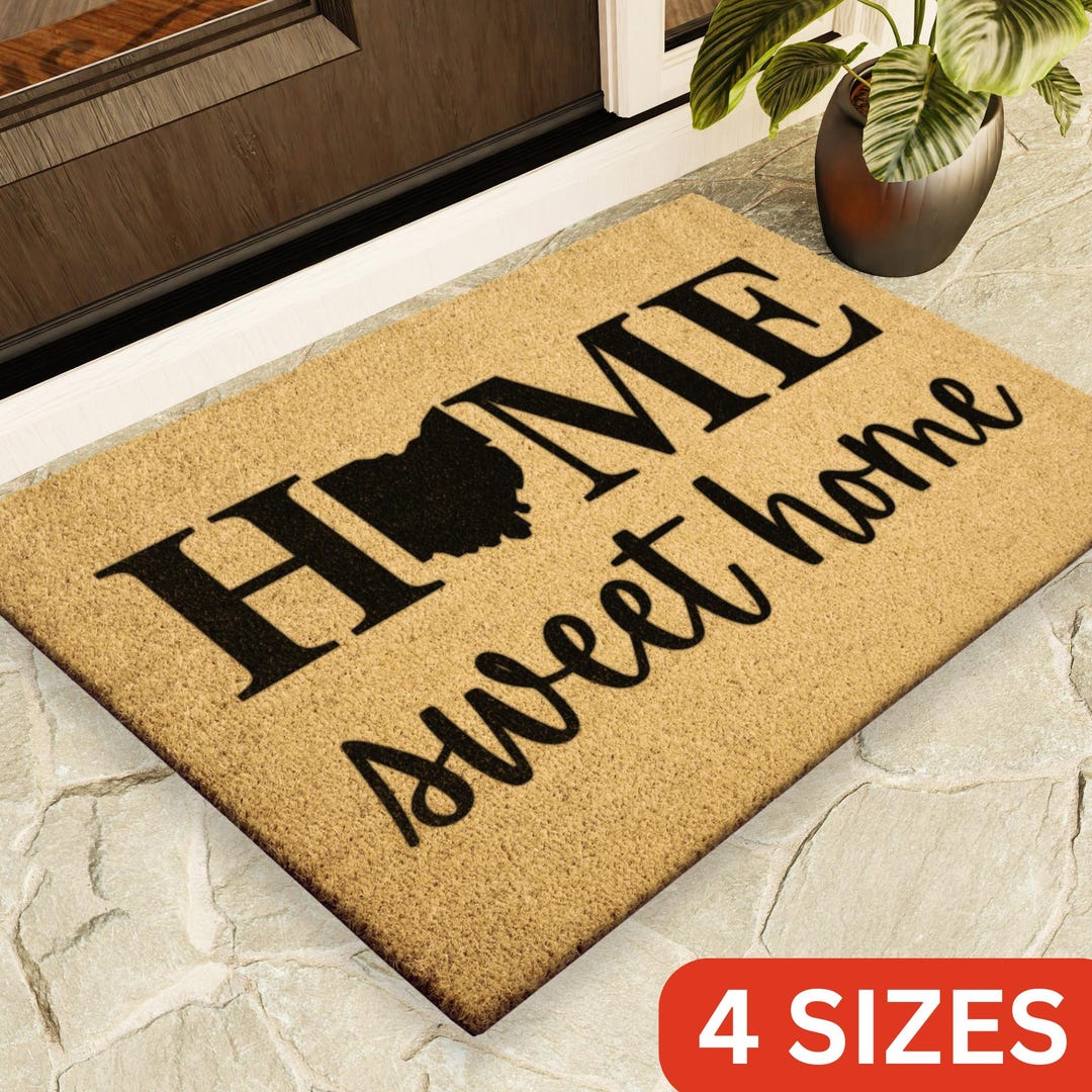 Ohio State Doormat Home Sweet Home Door Mat Outdoor Rug Decor ...