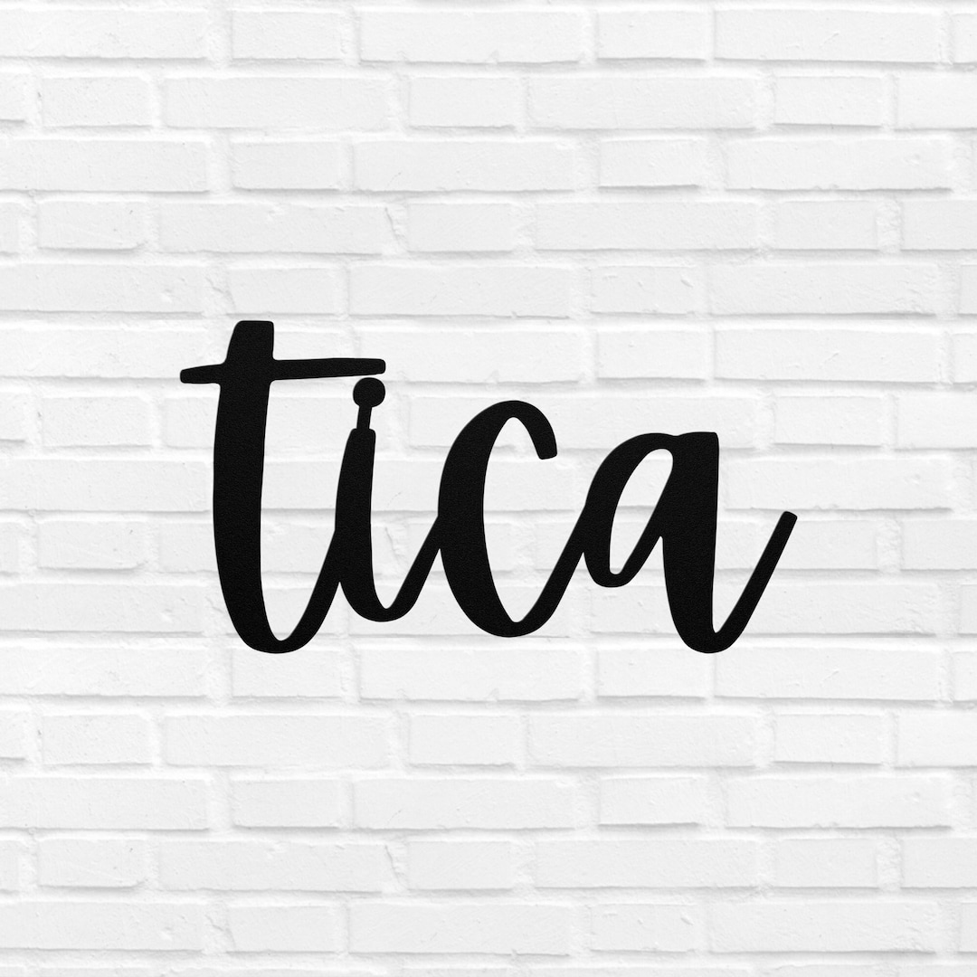 Tica Sign Metal Costa Rica Wall Art Gift for Costa Rican Pura Vida ...