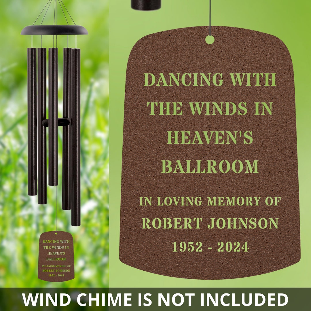 Dancer Wind Chime Sail Dancer Memorial Dancer Loss Gift Sympathy ...