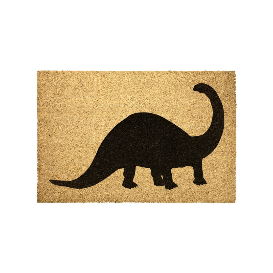 Dinosaur Doormat Outdoor Rug Door Mat Decor Housewarming Summer Winter ...