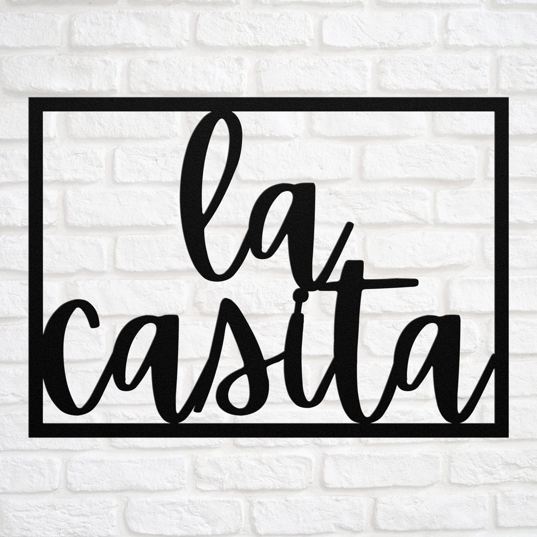 La Casita Sign, Funny Pantry Kitchen Custom Metal Sign, Street Sign or ...