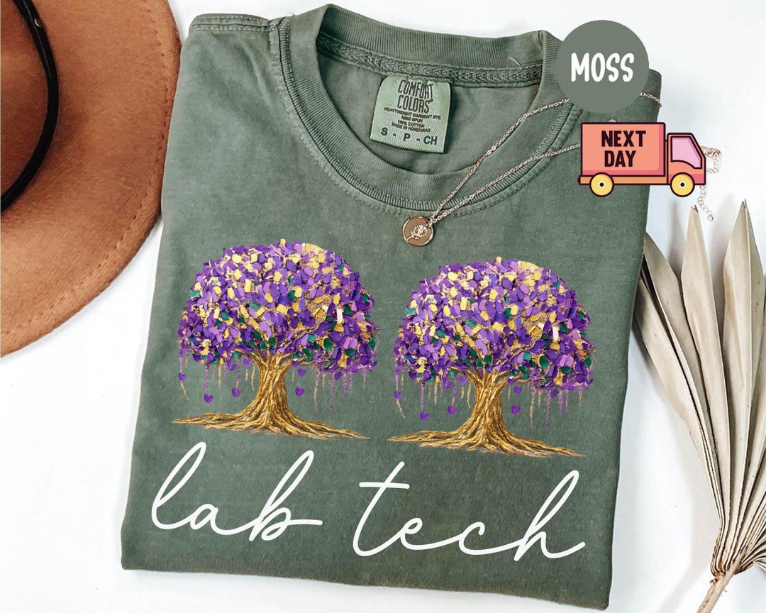 Lab Tech Mardi Gras Shirt, Lab Tech Mardi Gras Gifts, Bead Tshirt ...