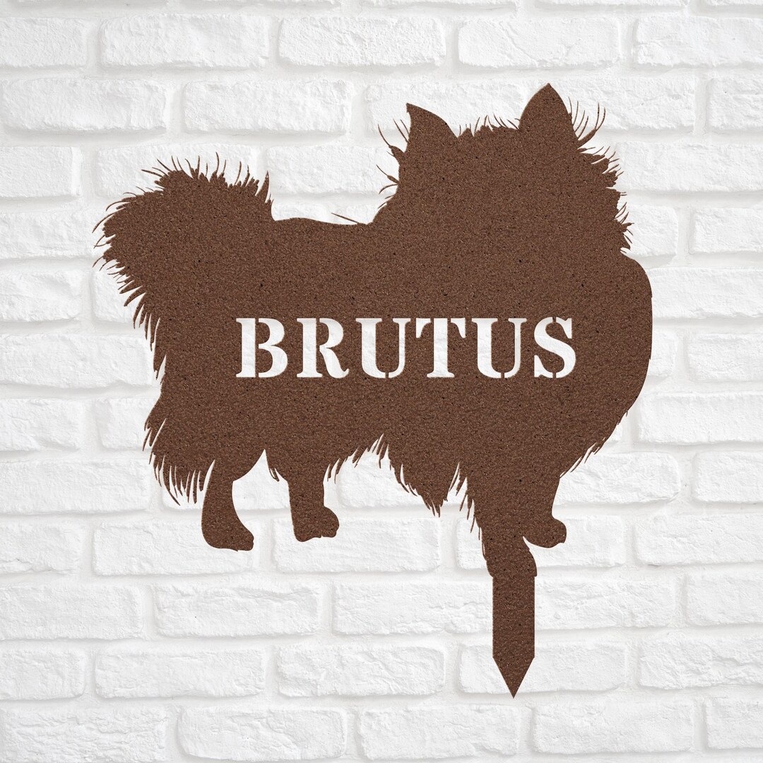 Pomapoo Garden Statue Stake, Custom Pomapoo Outdoor Yard Art Decor ...