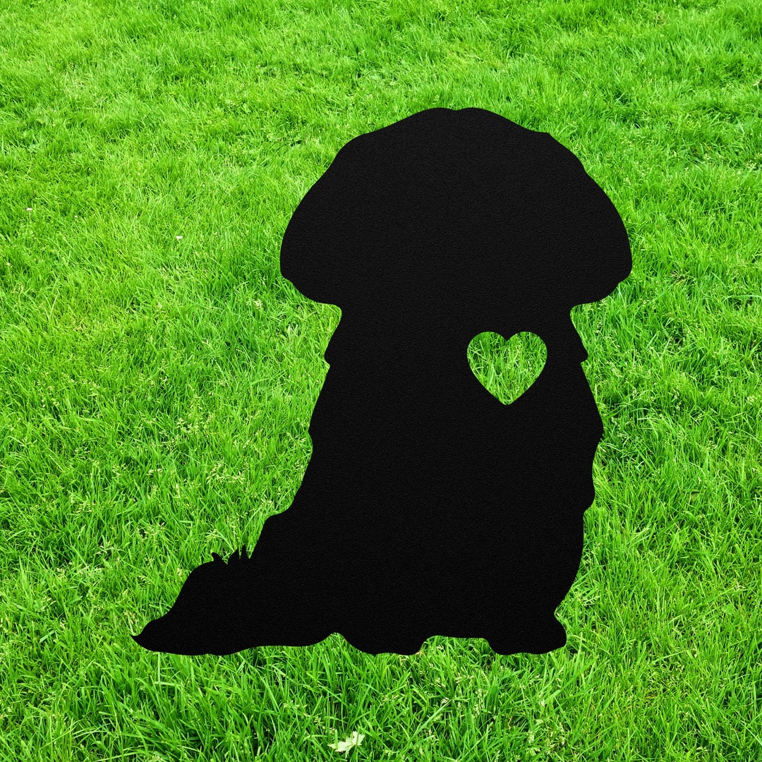 Peekapoo Yard Statue Stake Peekapoo Memorial Wind Chime Outdoor Garden ...