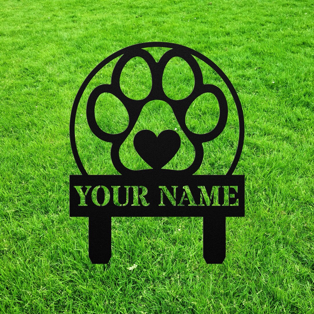 Custom Veterinarian Yard Sign Stake, Personalized Veterinary Vet Metal ...