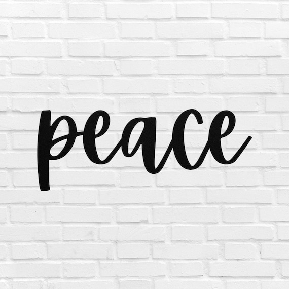 Peace Word Art