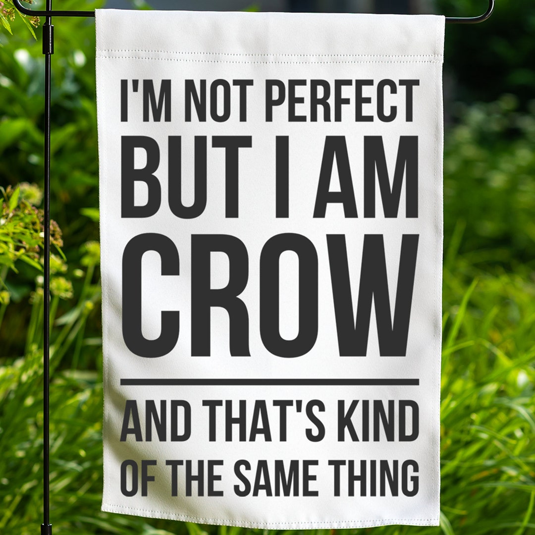 Crow Garden Flag, Crow Gifts for Crow Lover Party Yard Decor Banner ...