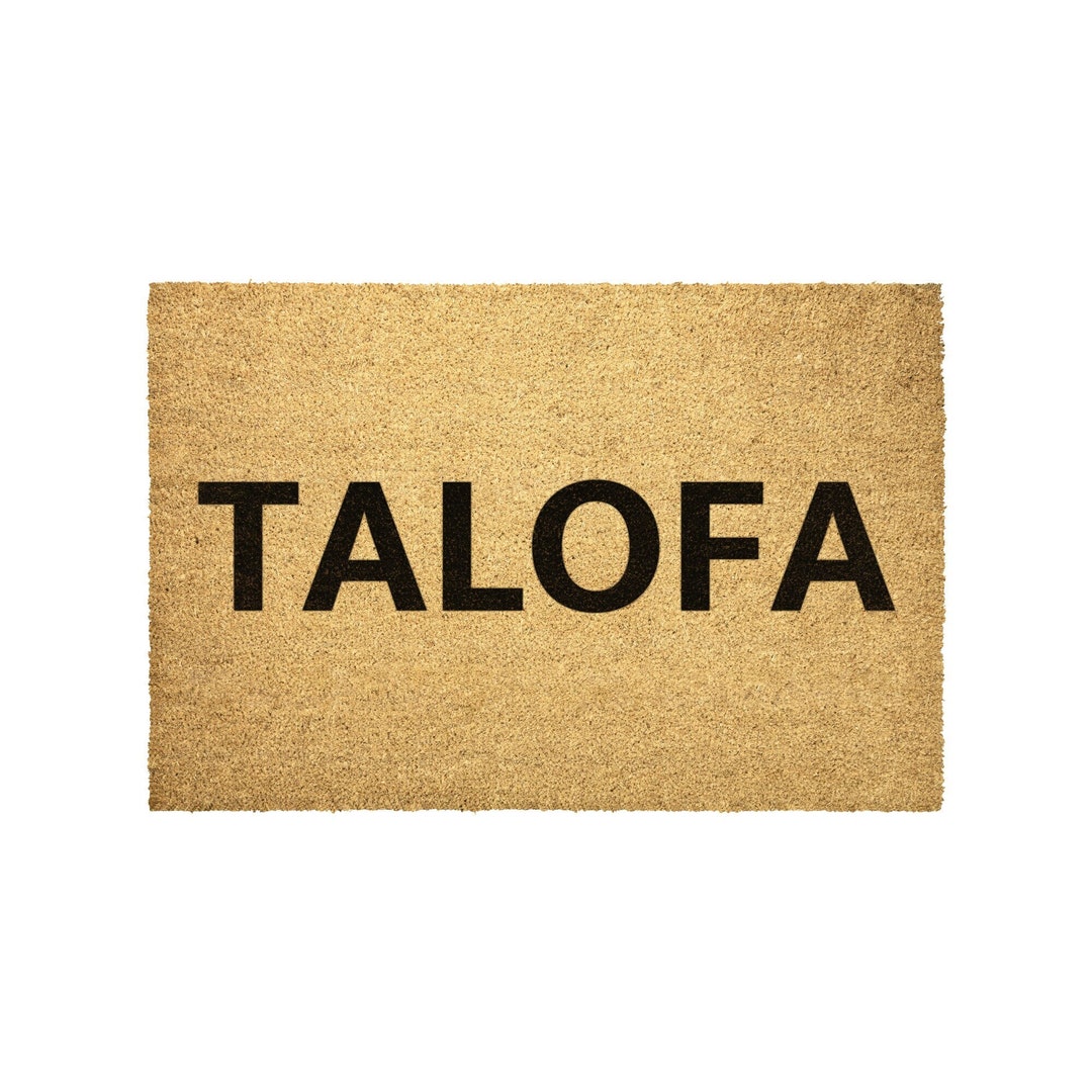 Talofa Doormat Samoan Outdoor Mat Rug Hi Hello Samoa Front Home Decor ...