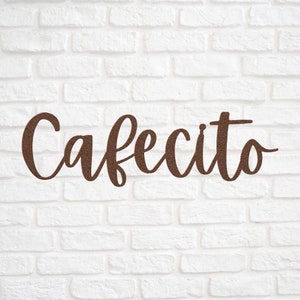 Cafecito Sign - Etsy