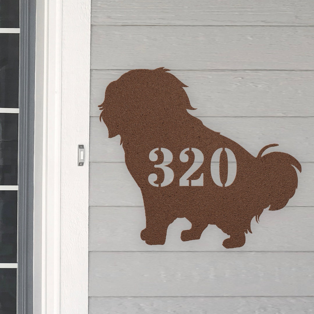 Personalized Japanese Chin Address House Number Sign Metal Wall Art ...