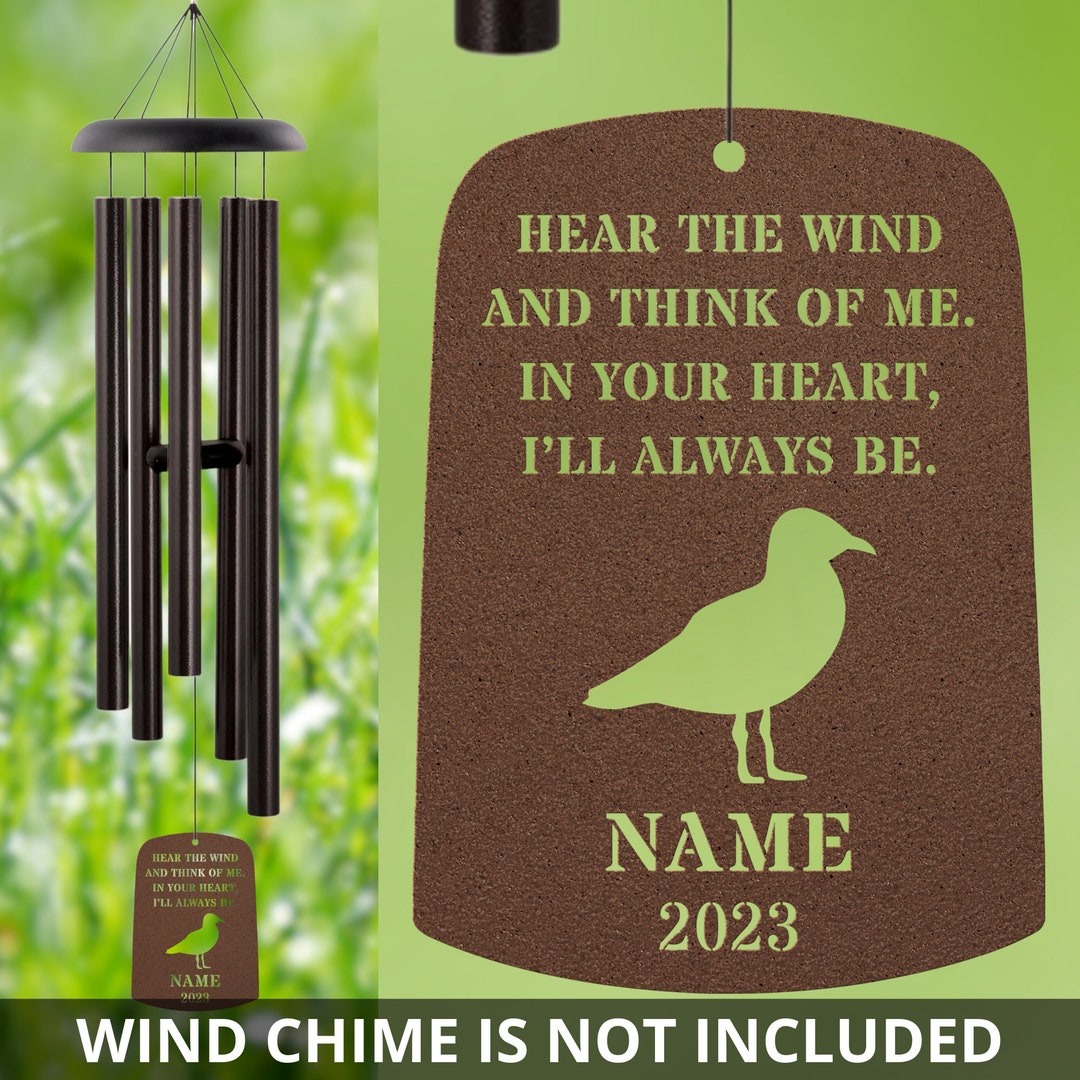 Seagull Wind Chime Sail Seagull Memorial Seagull Loss Gift Sympathy ...