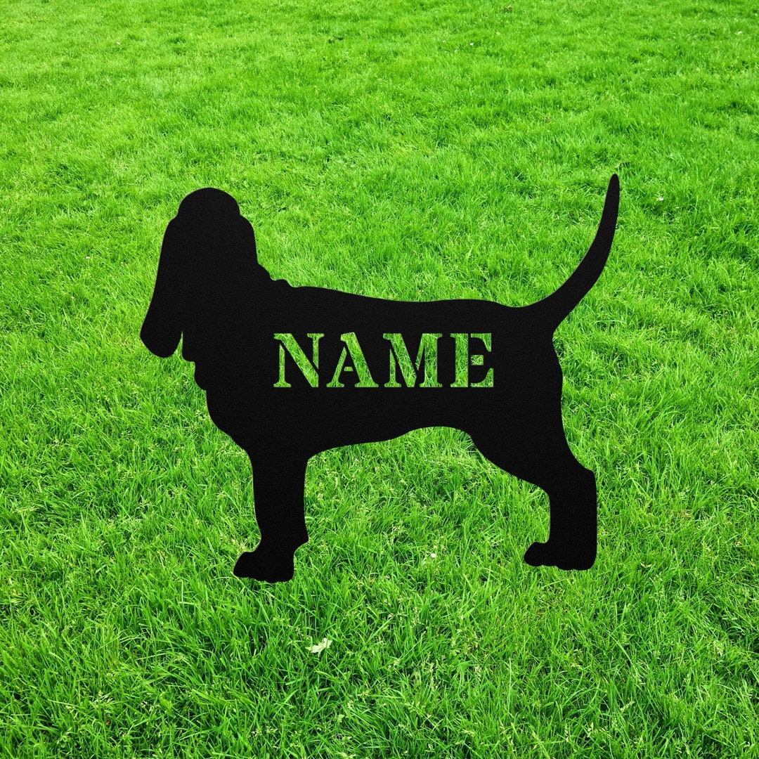 Bloodhound Yard Statue Stake Bloodhound Memorial Wind Chime Outdoor ...