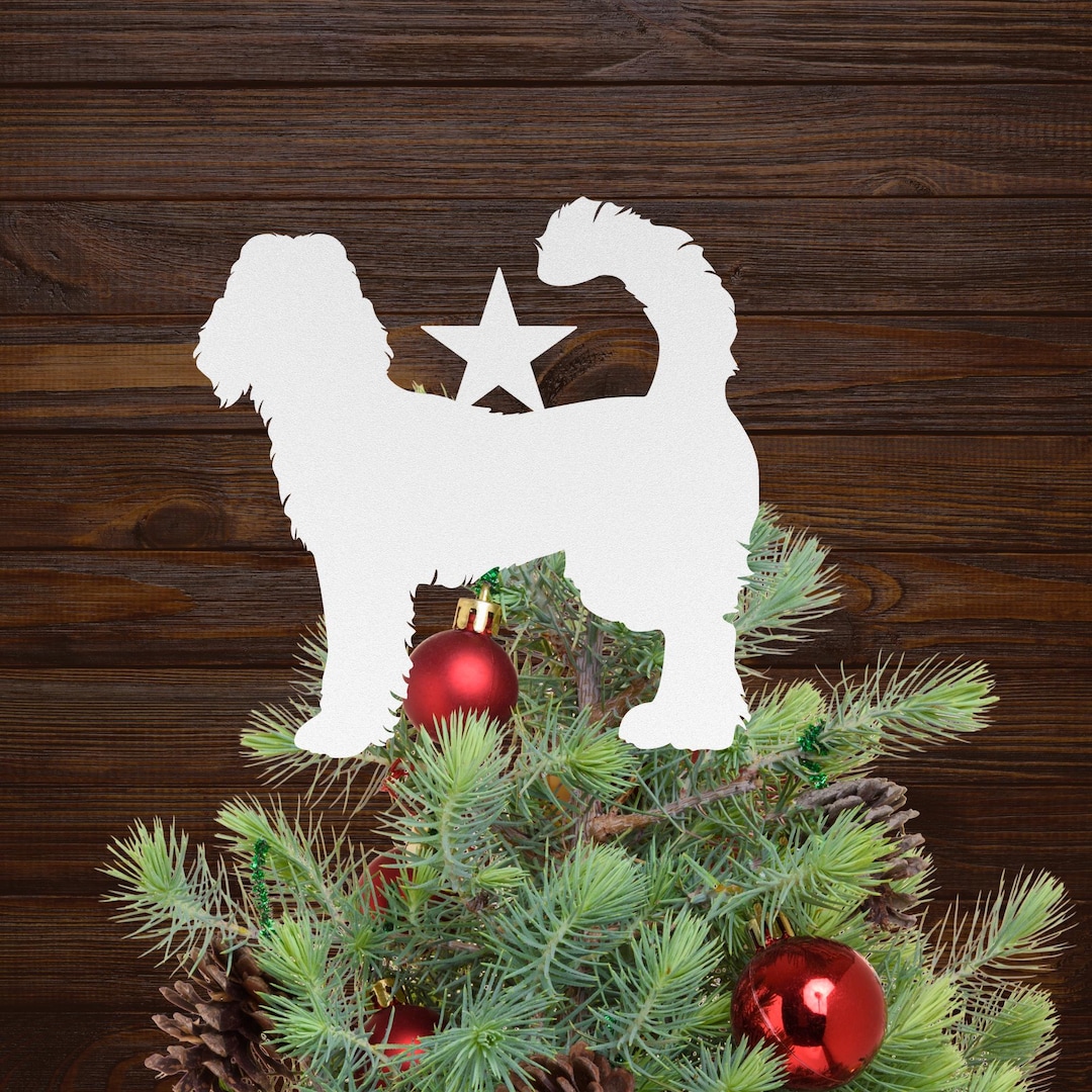 Australian Labradoodle Tree Topper Christmas Holiday Decoration ...