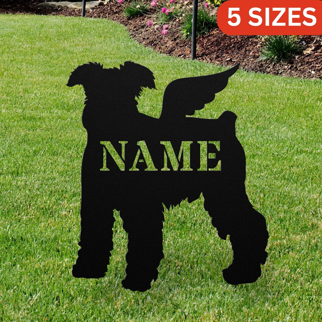 Miniature Schnauzer Angel Wings Min Schnauzer Statue Figurine for ...