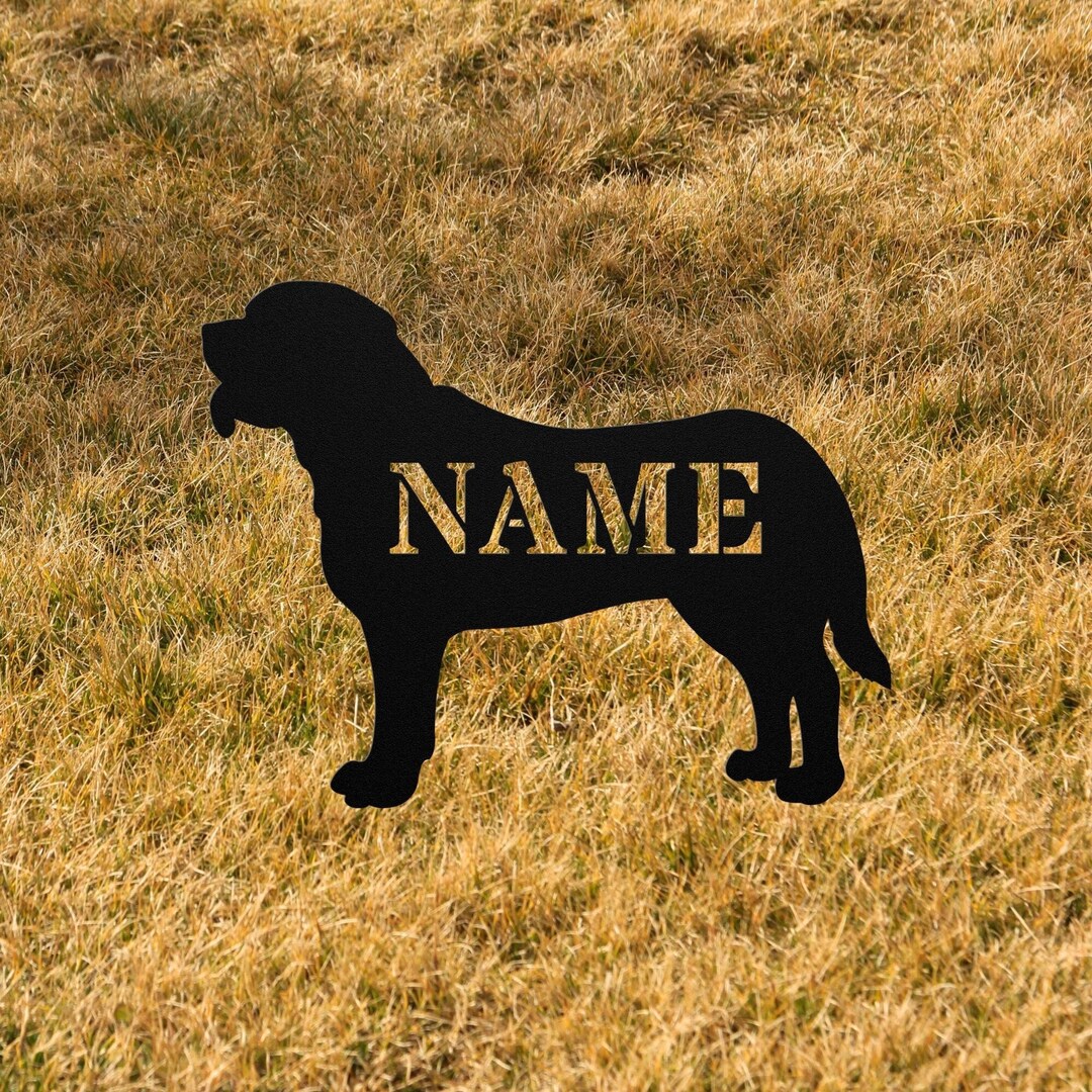 Personalized English Mastiff Yard Statue Stake Custom English Mastiff ...