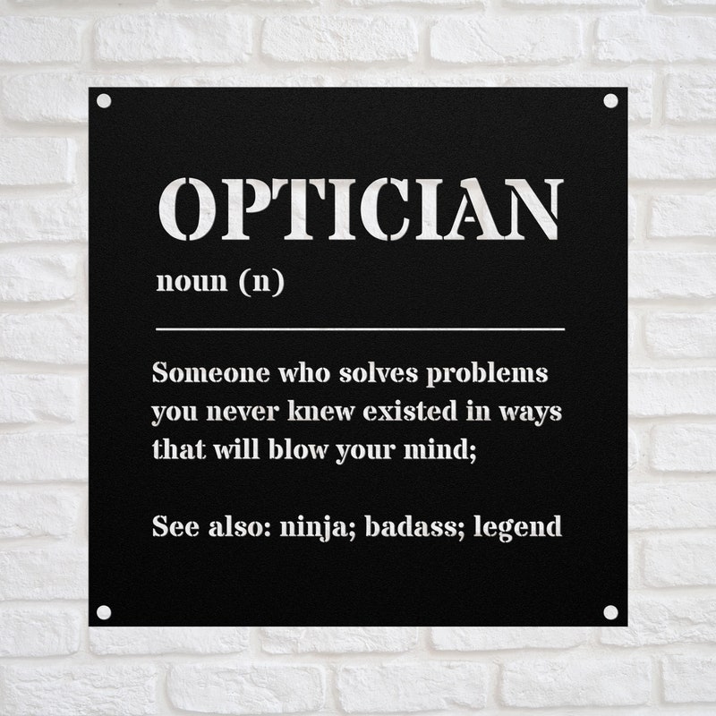 Optician Sign - Etsy