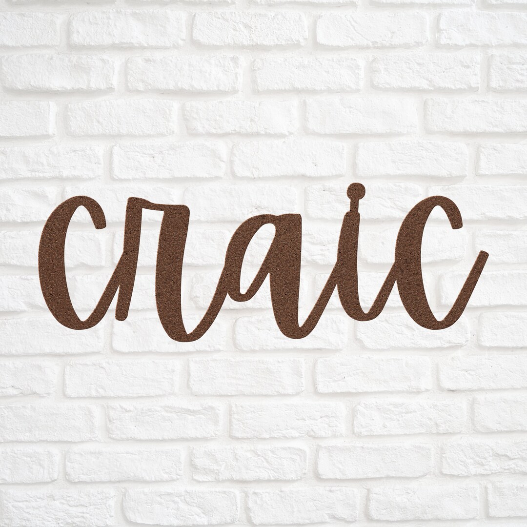 Craic Sign Irish Metal Wall Art, Irish Saying, Funny Irish Saying ...