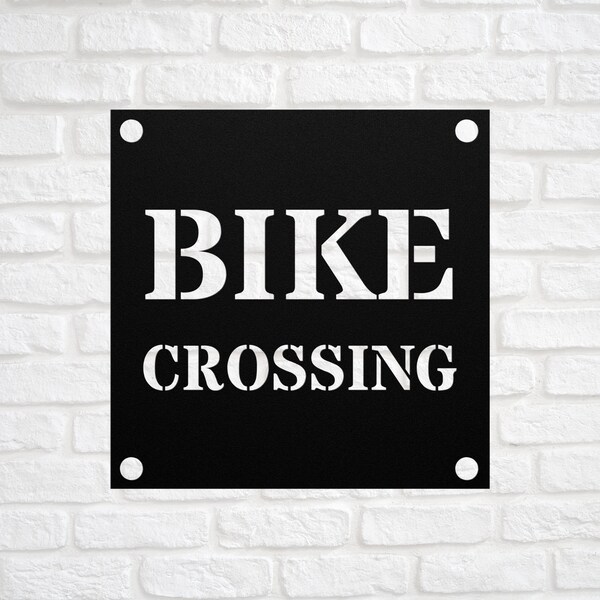 Bike Crossing Signs - Etsy