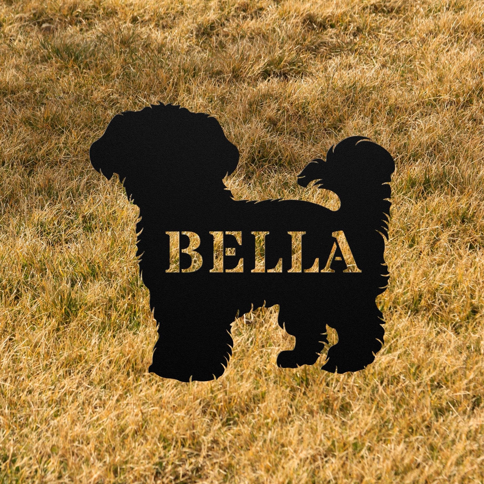 Personalized Havanese Yard Statue Stake, Custom Havanese Dog Outdoor ...