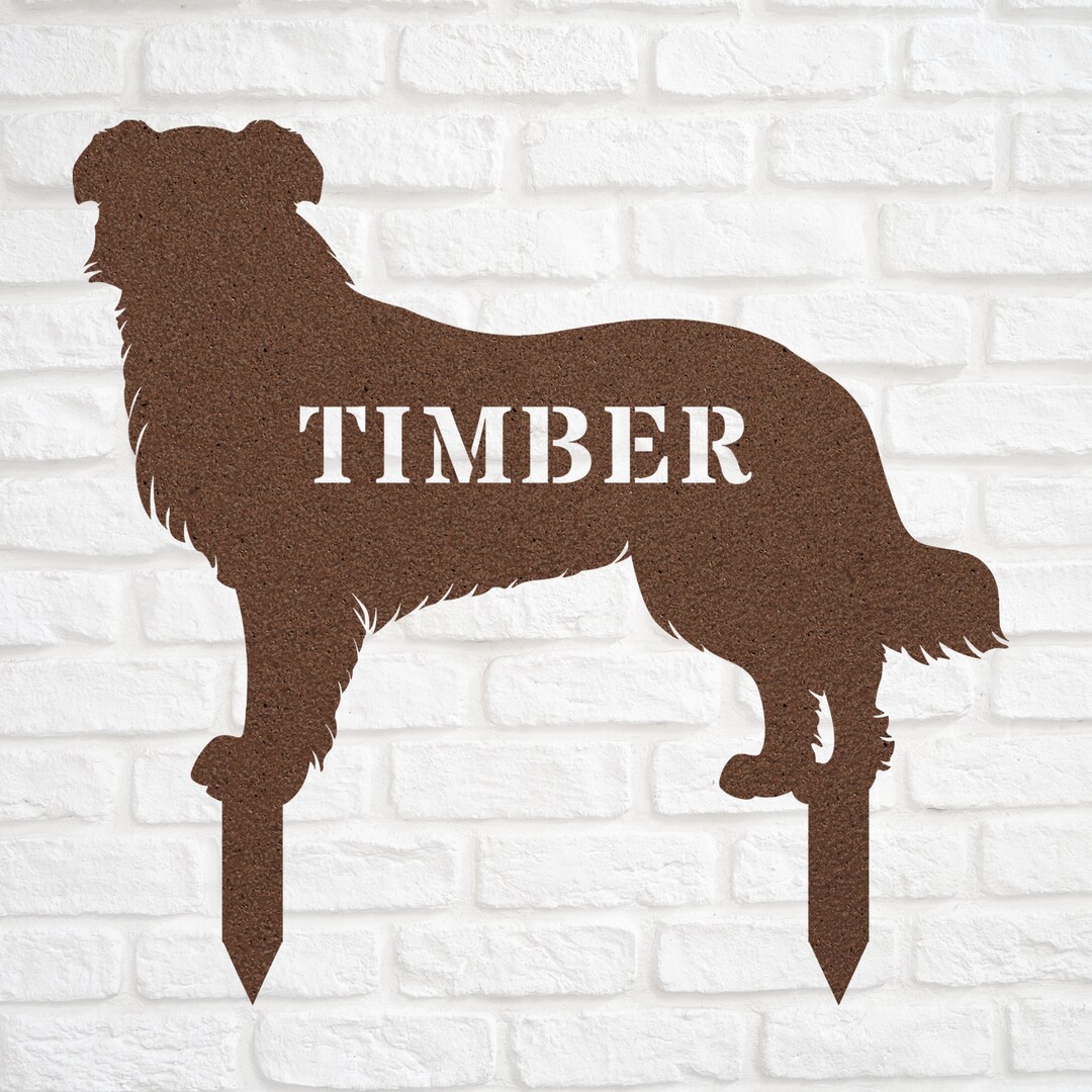 English Shepherd Memorial Stake Loss of English Shepherd Wind Chime ...