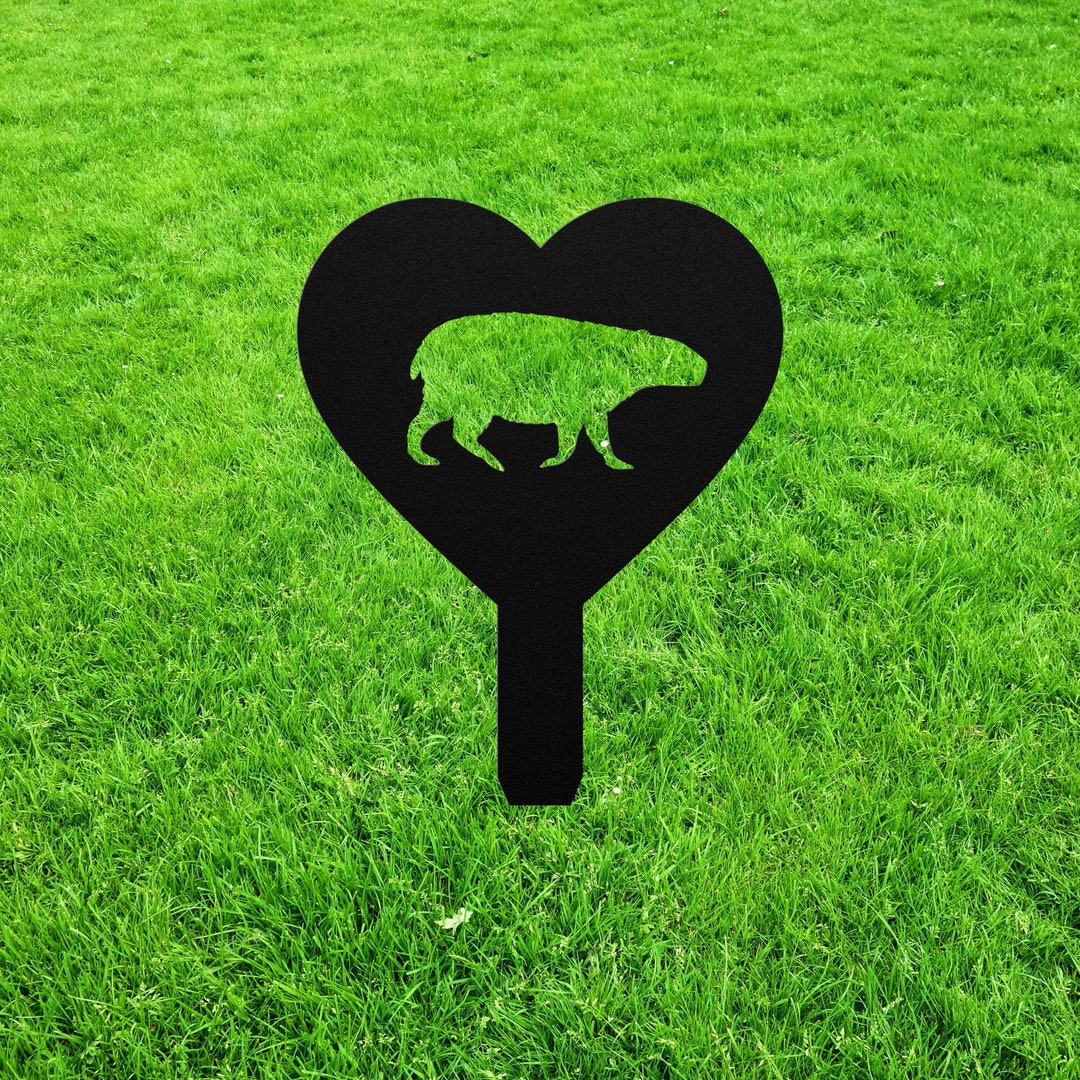 Capybara Memorial Stake Loss of Capybara Heart Grave Marker Stone ...