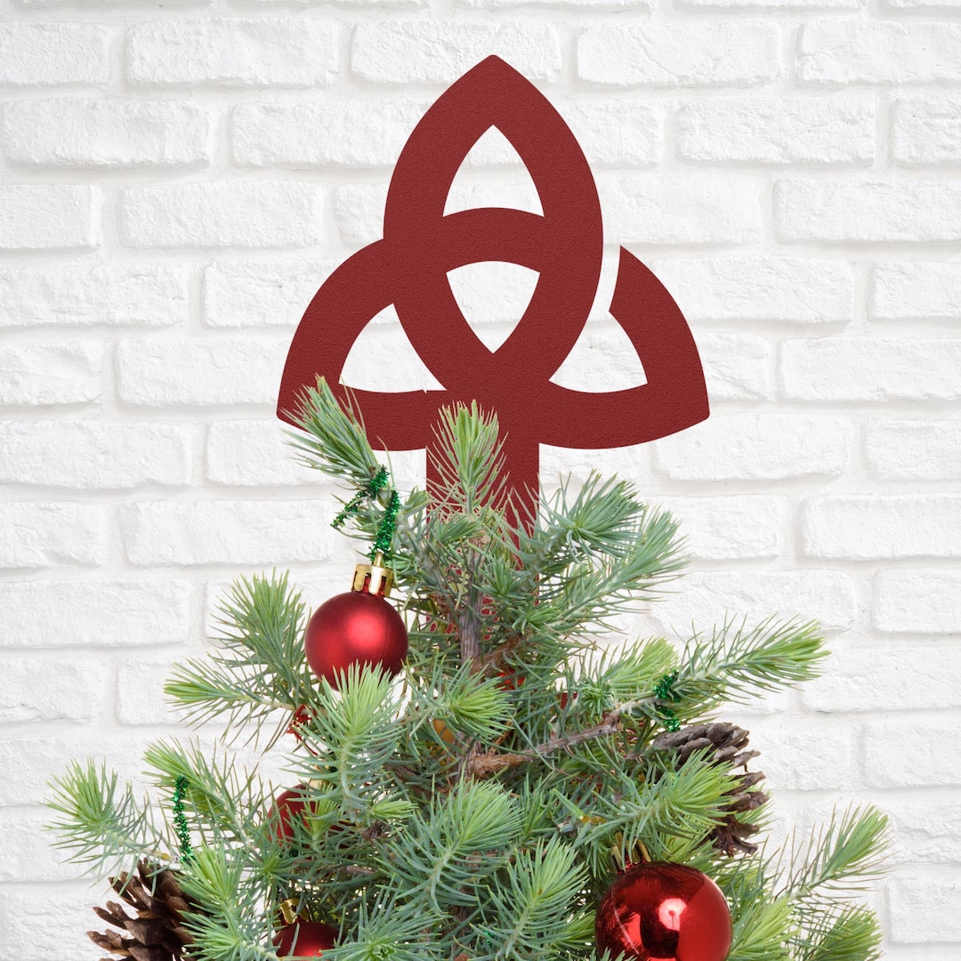 Pagan Tree Topper - Red Metal Tree Topper - Etsy