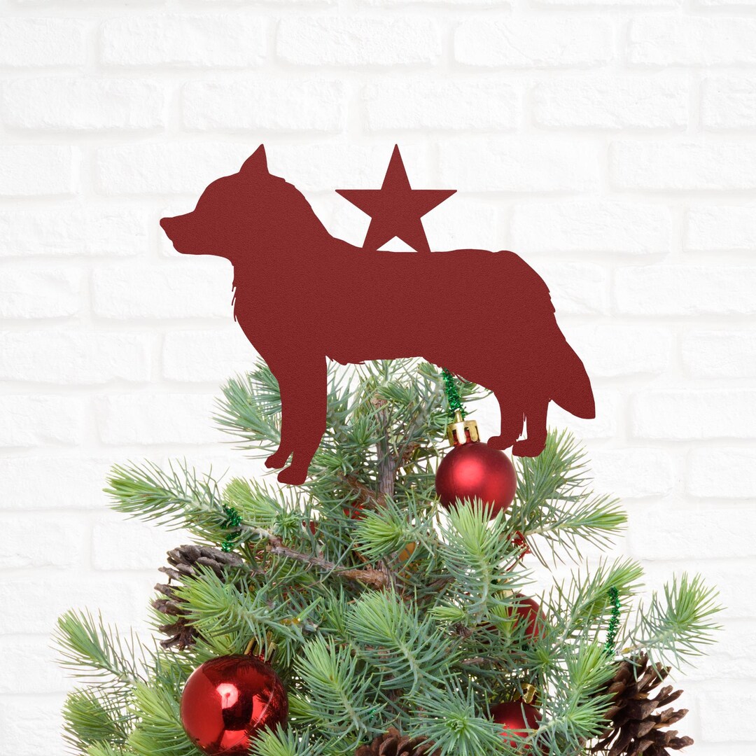Husky Tree Topper Christmas Holiday Decoration Ornament Dog Gift Ideas ...